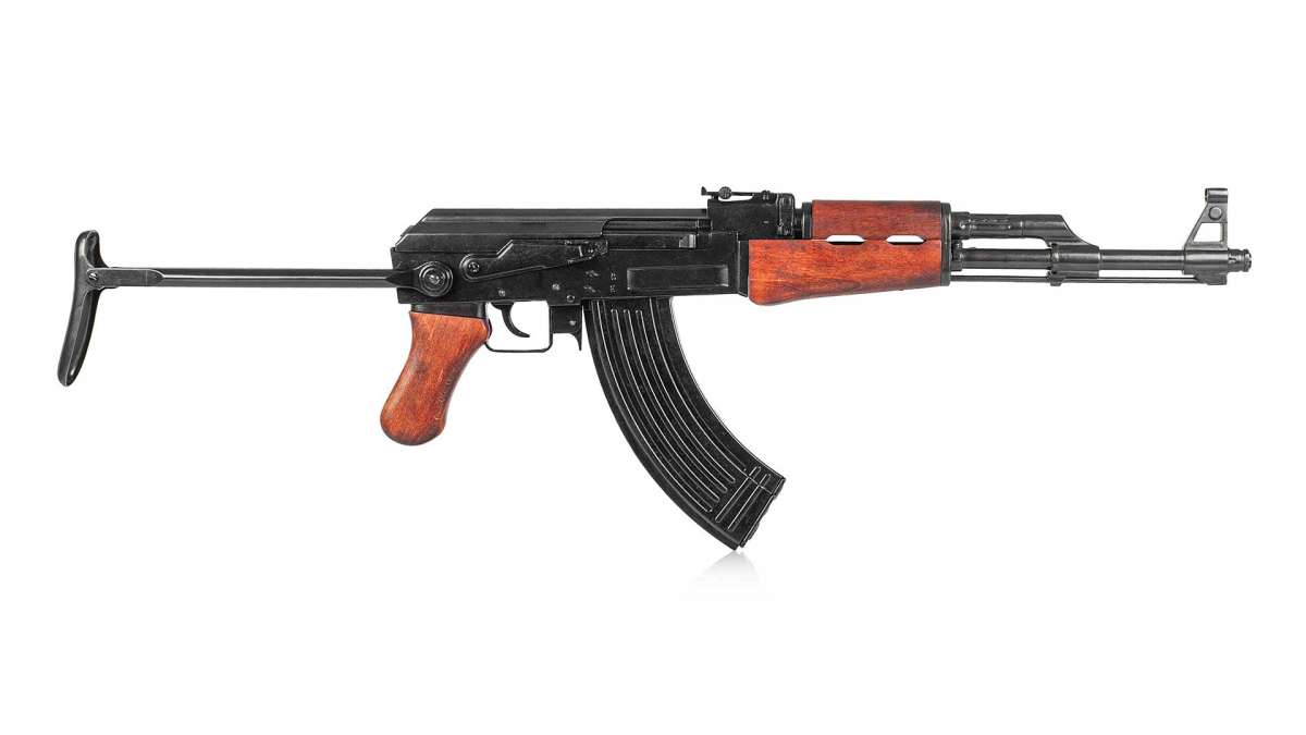 Kalaschnikow AKS 47 Deko - Dekowaffe | Waffen-Schaulade