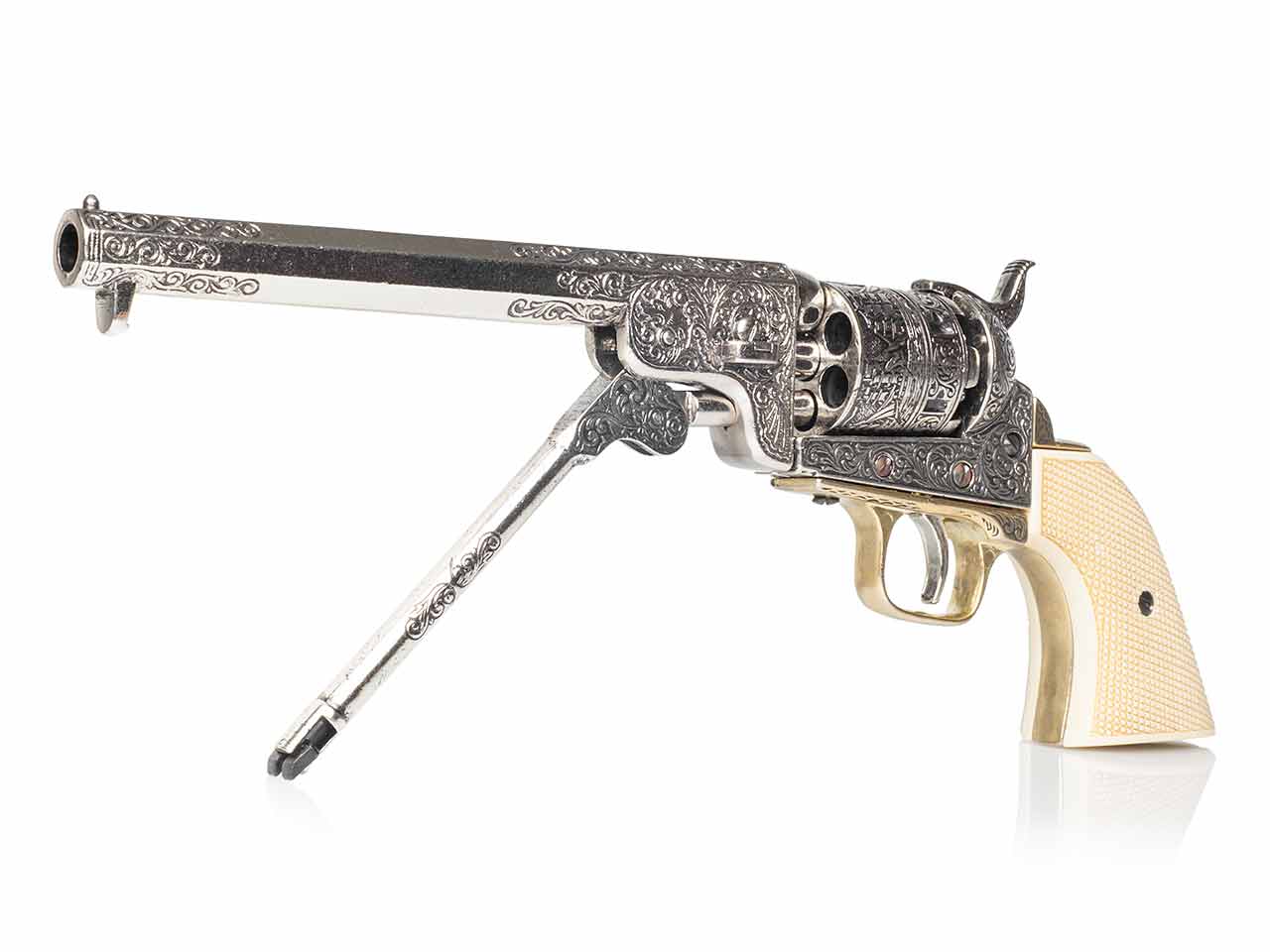 Colt Navy 1851 Deko Revolver mit Eagle Grip | Waffen-Schaulade